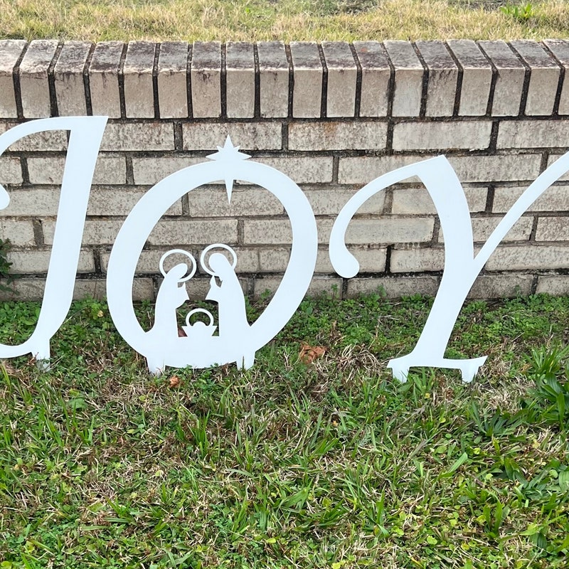 Joy Metal Sign - Etsy