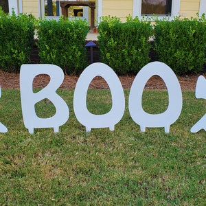 Halloween BOO With Ghosts Yard Decoration - Etsy
