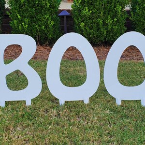Halloween BOO With Ghosts Yard Decoration - Etsy