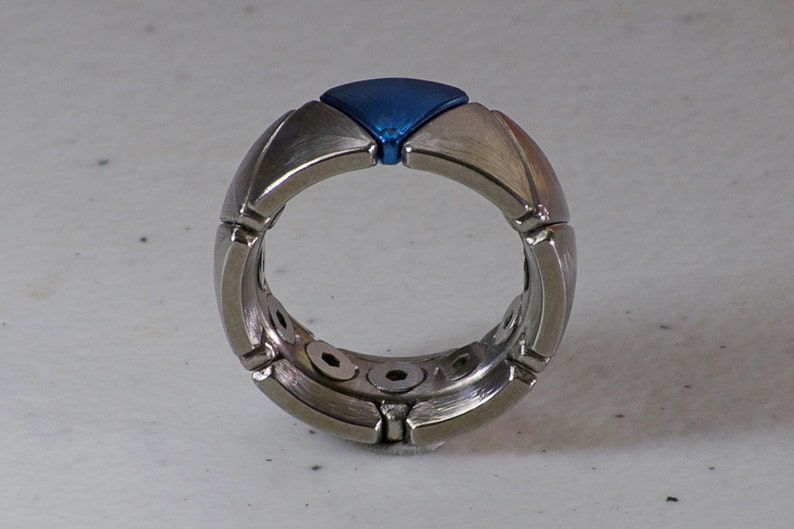 CNC Machined Multi-piece Titanium Wedding Ring - Etsy