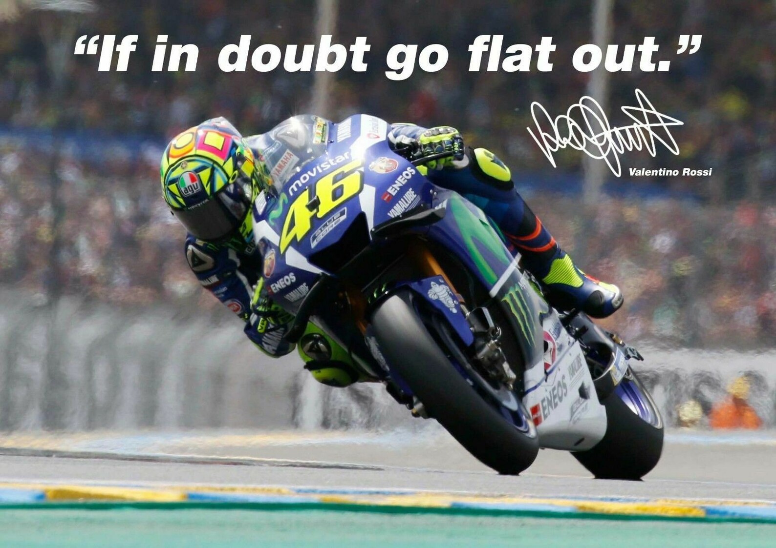 Valentino Rossi Poster A5 A4 A3 | Etsy