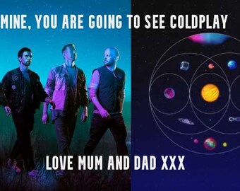 Coldplay | Etsy UK