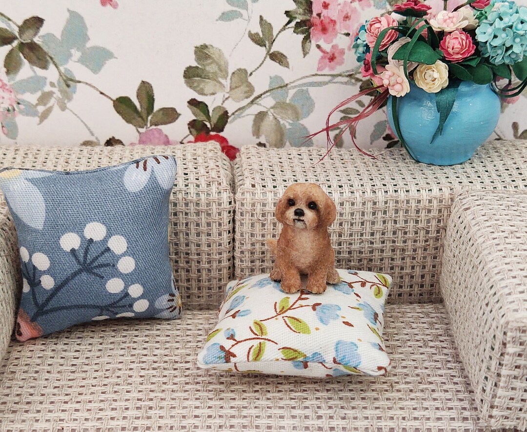 Dollhouse Miniature Dog, Miniature Animals in 1:12th, OOAK Handmade ...