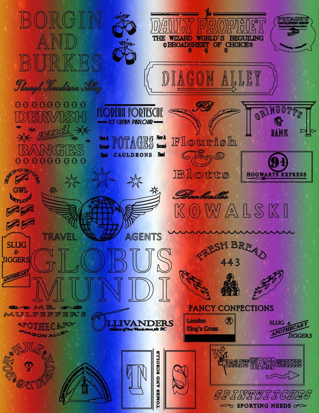 Wizard Sign SVG-PNG Files for Cricut, Laser, or CNC. - Etsy