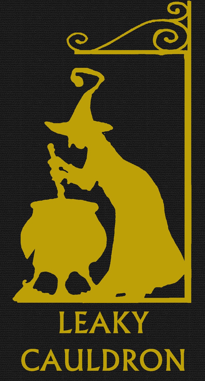 Leaky Cauldron Customizable Sign | Etsy