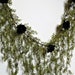 Black Rose Garland / Jasmine Greenery Garland / Moody Gothic Garland ...