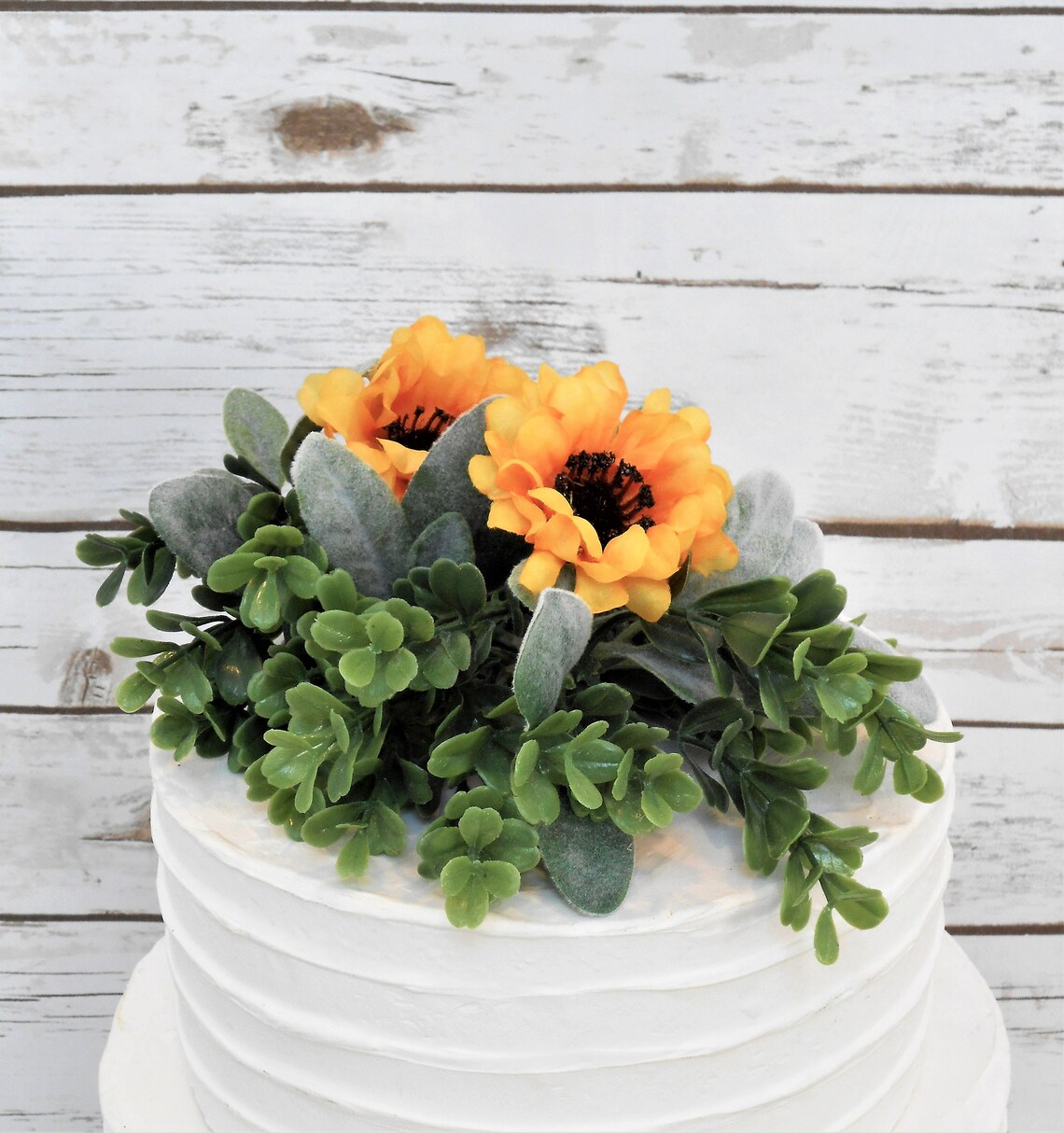 Sunflower Cake Topper / Wedding Cake Topper / Birthday Sunflower Cake ...