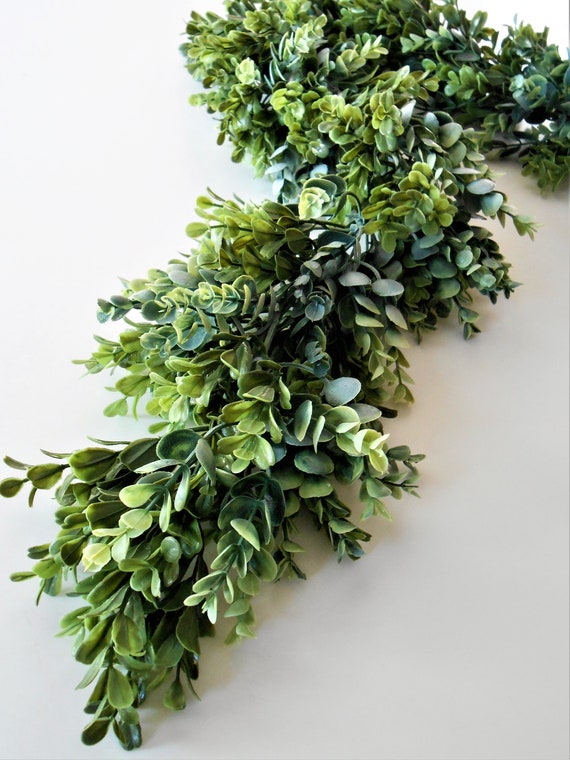 Eucalyptus Garland / Boxwood Garland / Table Runner / Greenery - Etsy