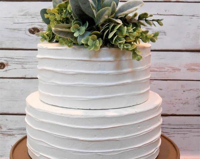 Greenery Cake Topper / Greenery Garland Cake Topper / Wedding - Etsy
