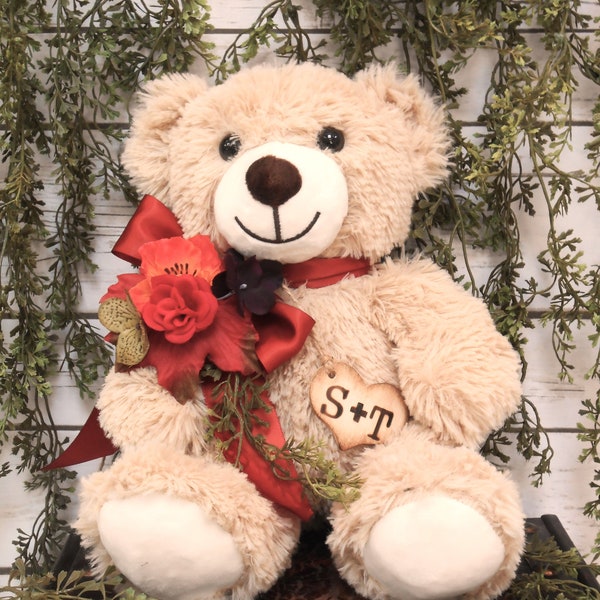 Rustic Teddy Bear - Etsy