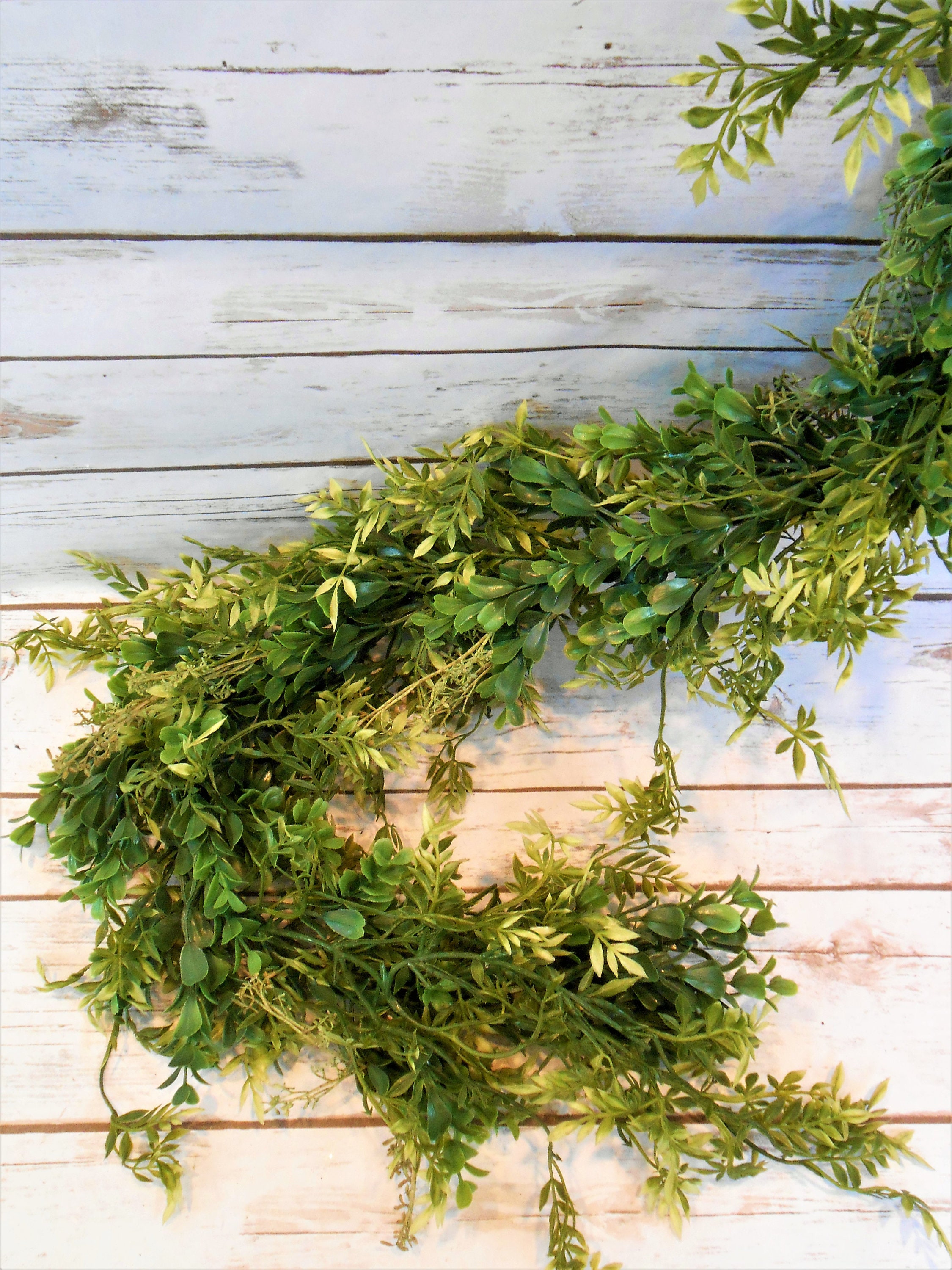Boxwood Greenery Garland / Ficus Greenery Garland / Wild | Etsy