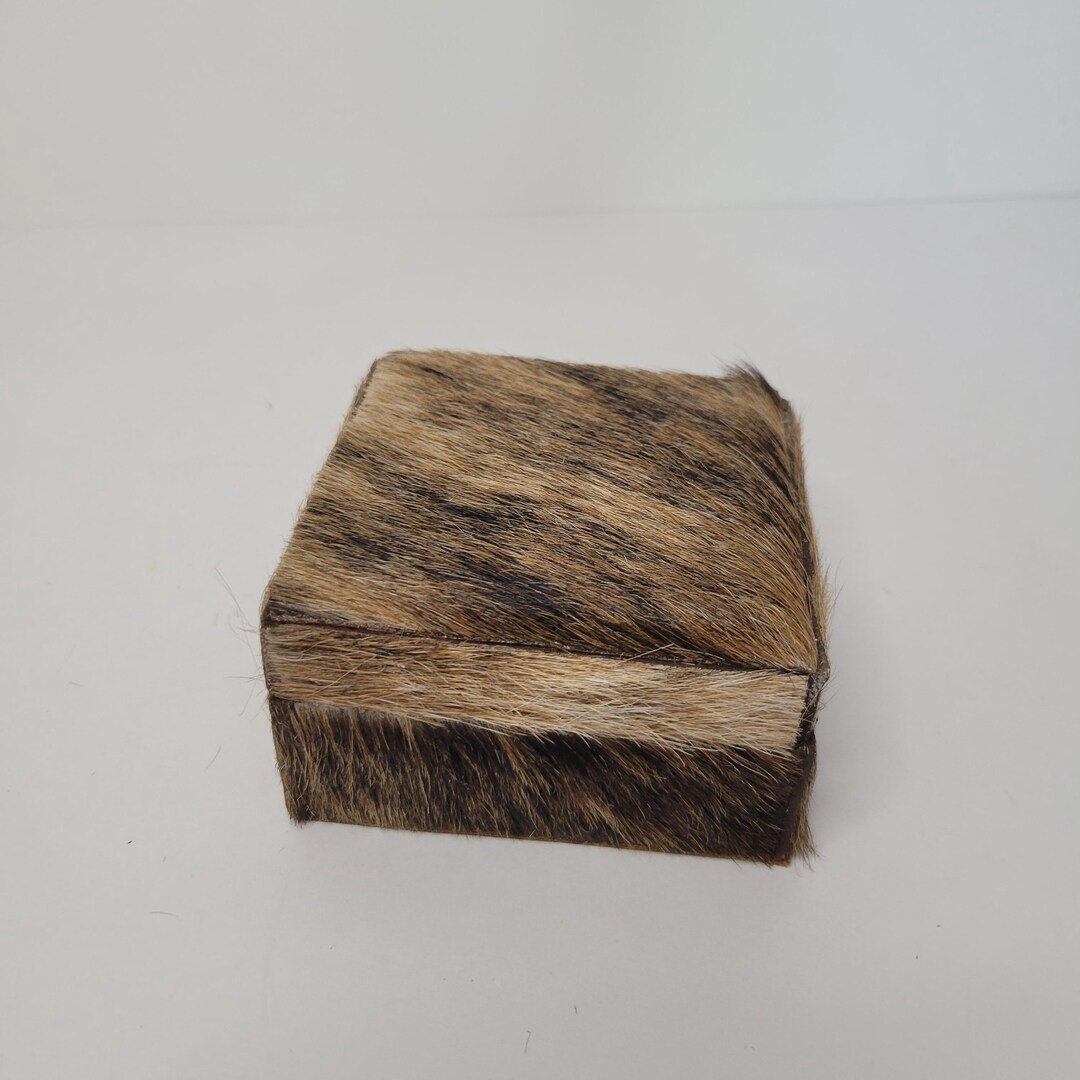 Jewelry Boxes, Cowhide Covered Wood Box, Western Decor - Etsy