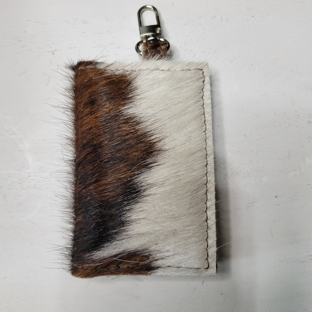 Key Chain Card Holder Tri Color Longhorn - Etsy