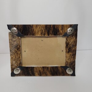 Picture Frame. Cowhide Covered Photo Frame, Western Home Decor - Etsy