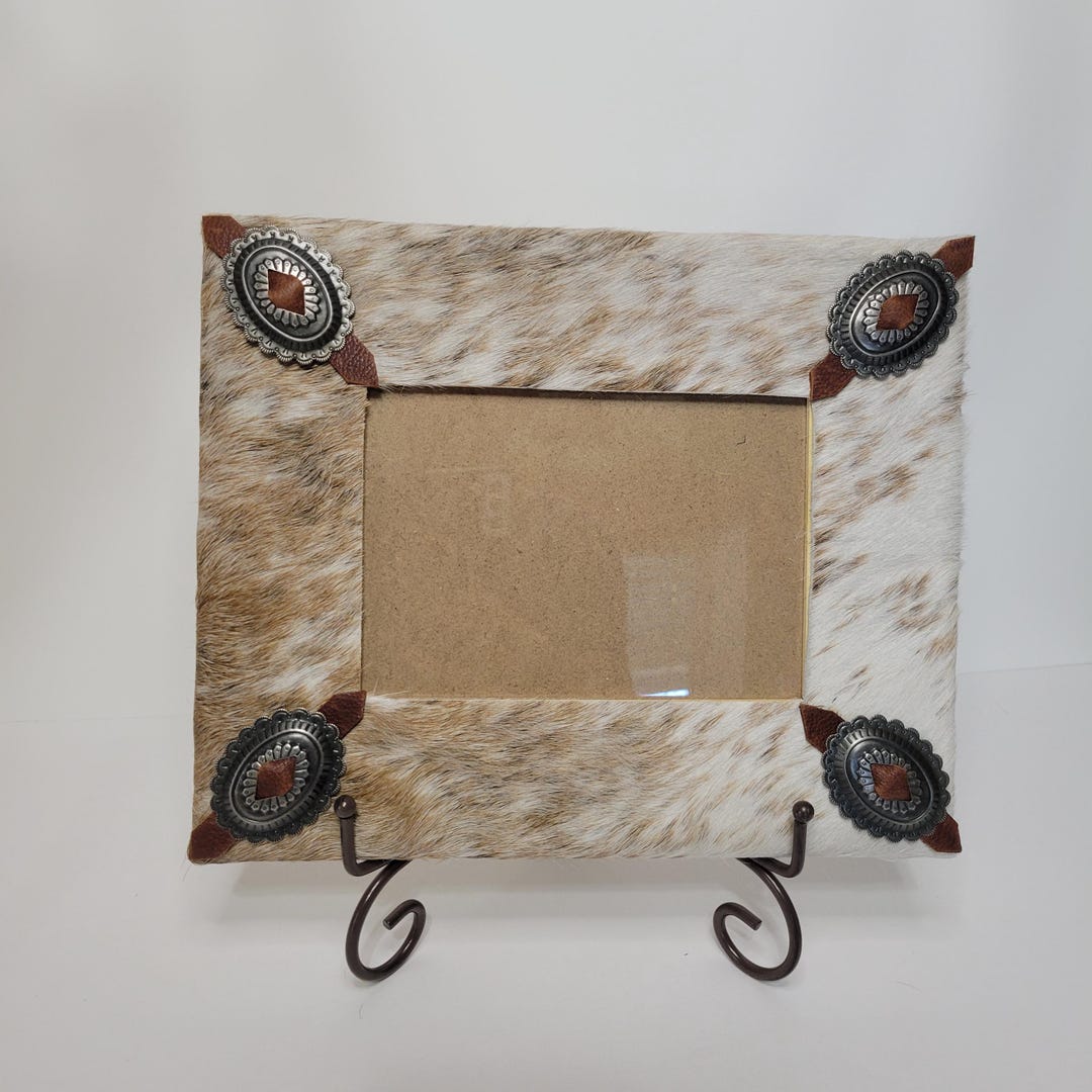 Picture Frame, Western Decor Picture Frame, Photo Frame With Metal ...