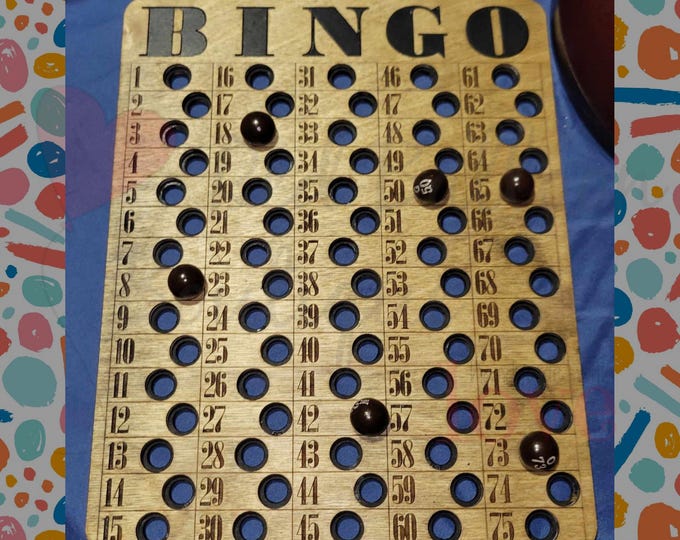Wooden Bingo Call Board – Sturdy Replacement for Better Gameplay - Etsy