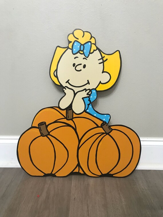 Welcome Great Pumpkin / Sally / Charlie Brown/ Peanuts / | Etsy