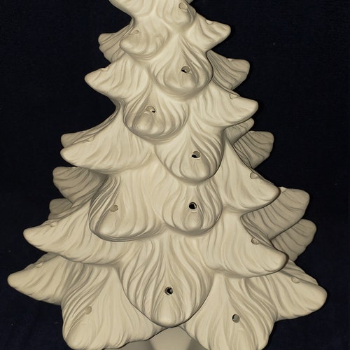 Atlantic A64 Ceramic Christmas Tree With Base Bisque ready - Etsy