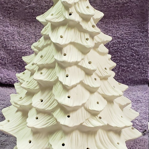 Atlantic A64 Ceramic Christmas Tree With Base Bisque ready - Etsy