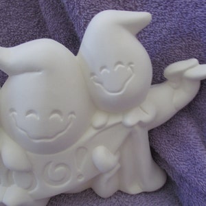 Clay Magic 1943 Boo Ghosts - Bisque (ready to Paint) - Etsy
