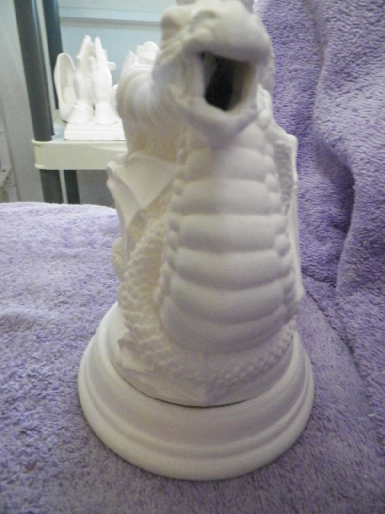 Doc Holliday 1367 Dragon Smoker With Base Bisque ready to | Etsy