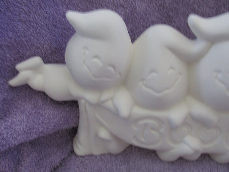 Clay Magic 1943 Boo Ghosts Bisque ready to Paint | Etsy