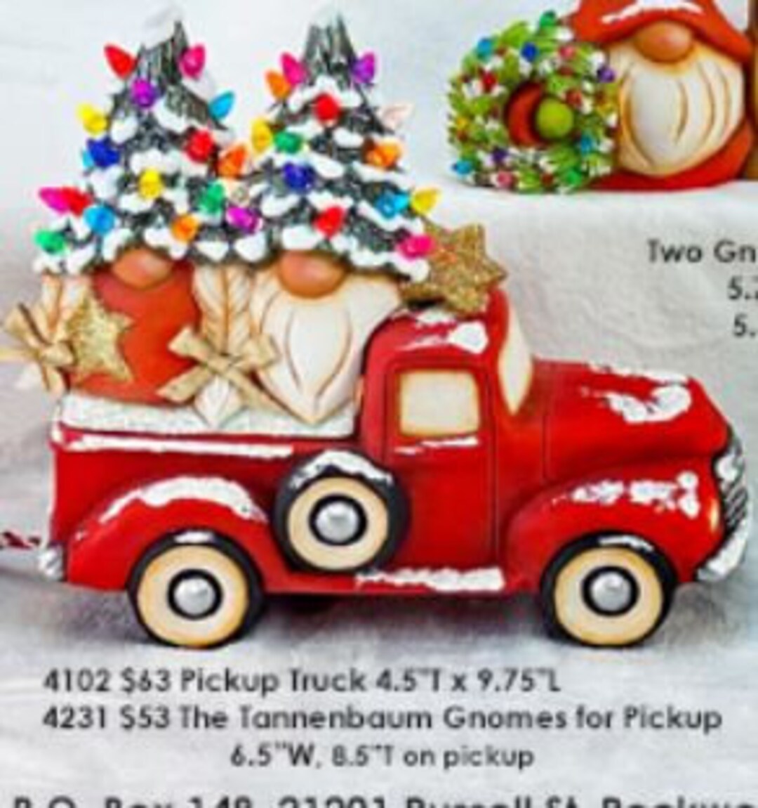Clay Magic 4102-4231 Pick up Truck With Tannenbaum Gnomes Insert ...