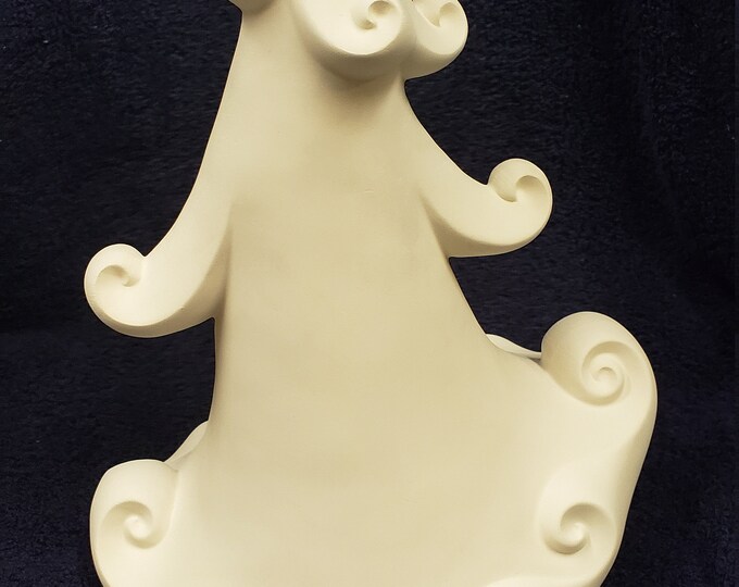 Mayco CD1462 Ceramic Jolly Christmas Tree - Bisque (ready to Paint ...