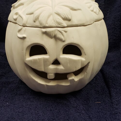 Ceramic Bisque Small Realistic Pumpkin Ready to Paint - Etsy
