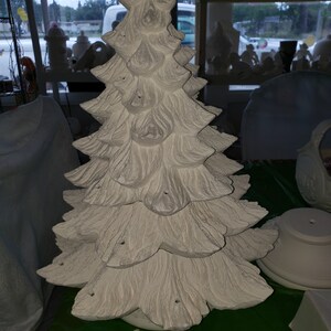 Nowell 342 Ceramic Christmas Tree With Choice of Base - Bisque (ready ...