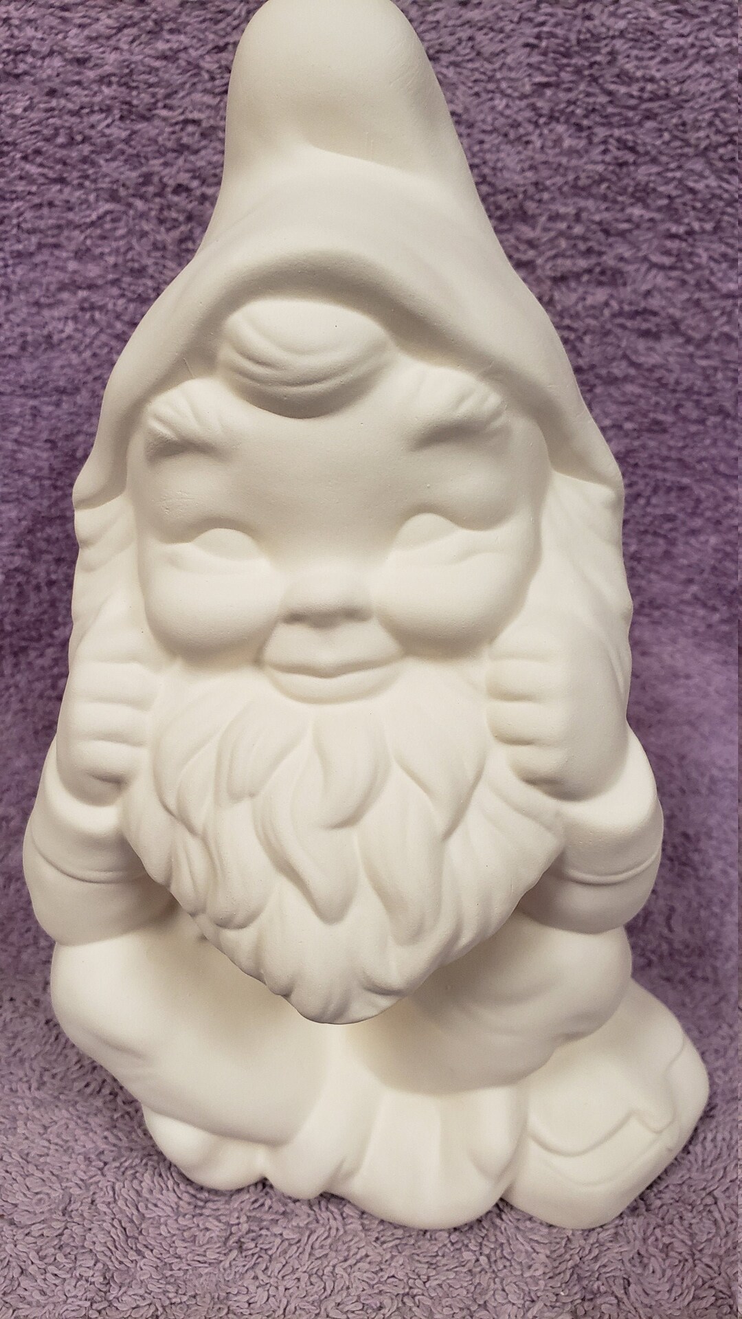 Alberta 587 Small Gnome With Hands on Chin - Bisque (ready to Paint) - Etsy