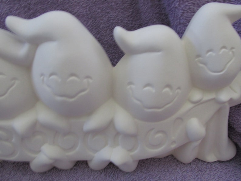 Clay Magic 1943 Boo Ghosts Bisque ready to Paint - Etsy