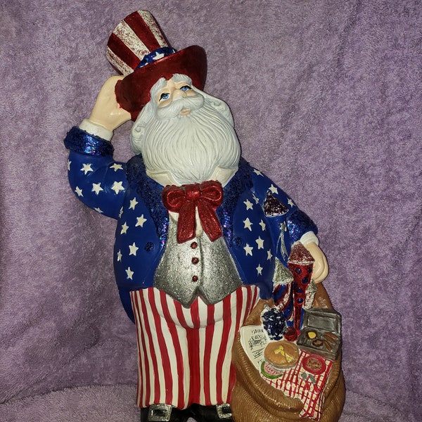 Ceramic Santa - Etsy