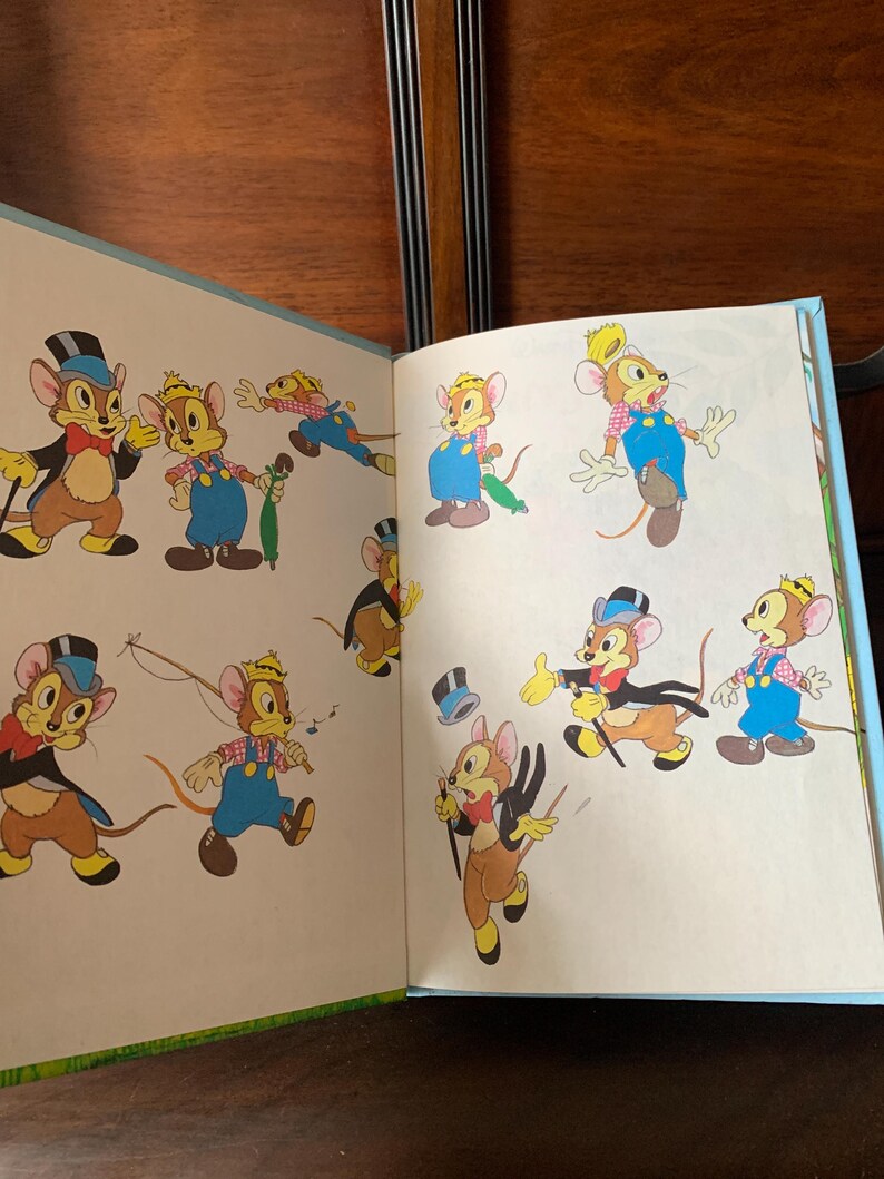 Vintage, 1978, Walt Disney, Country Mouse, City Mouse, Hard Back ...