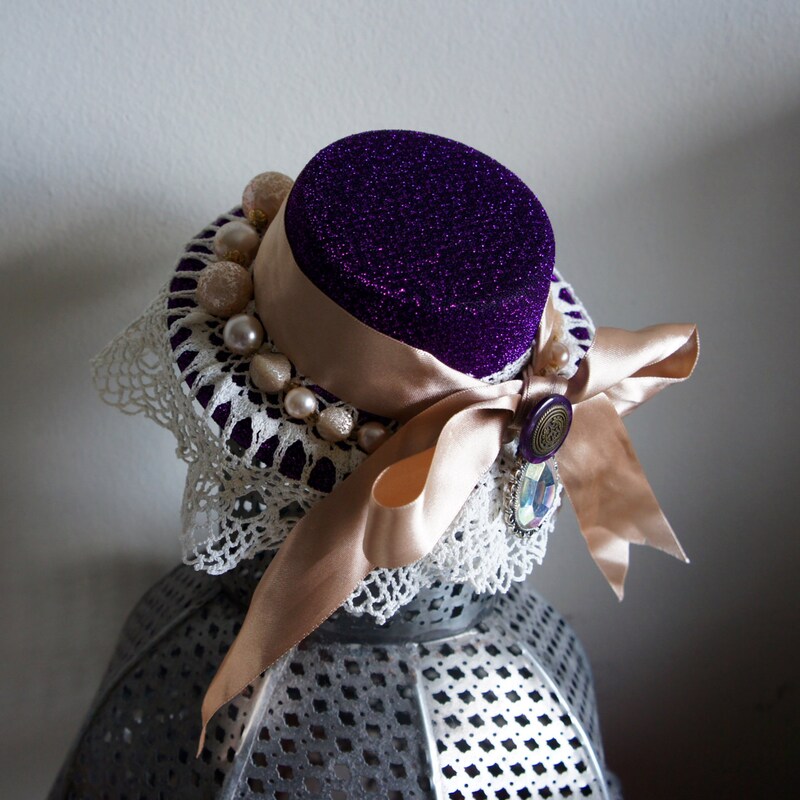 Purple Mini Top Hat - Etsy