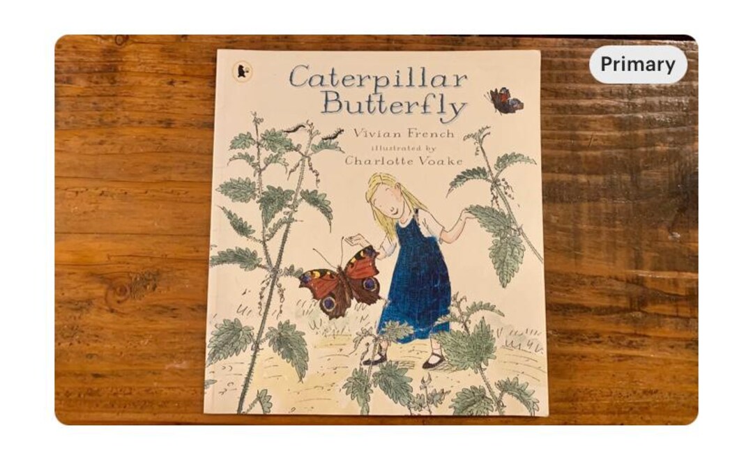 Vintage, 1993, Caterpillar Butterfly, Vivian French, Nature Story Book ...