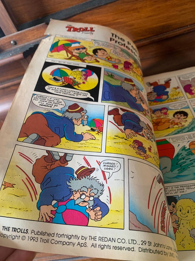 Rare, Vintage, 1990s, 1993, the Trolls, Magazine, Activity, Comic, Book ...