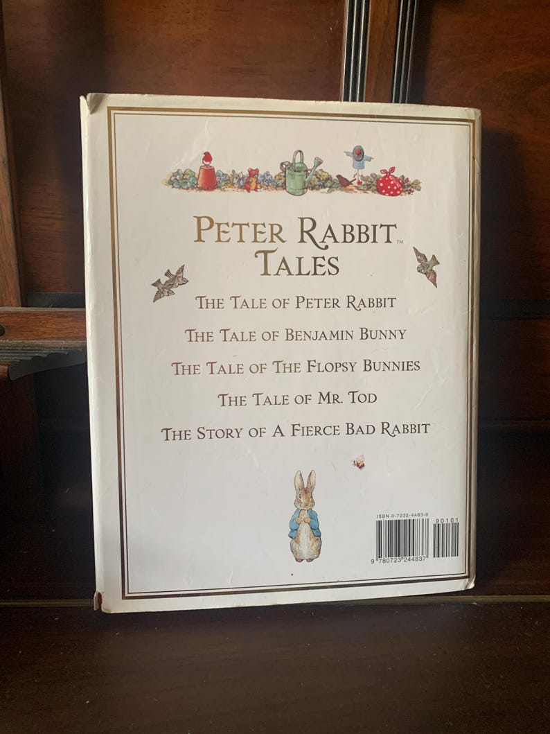 Vintage, 1998, Peter Rabbit Tales, By, Beatrix Potter, Hard Back ...