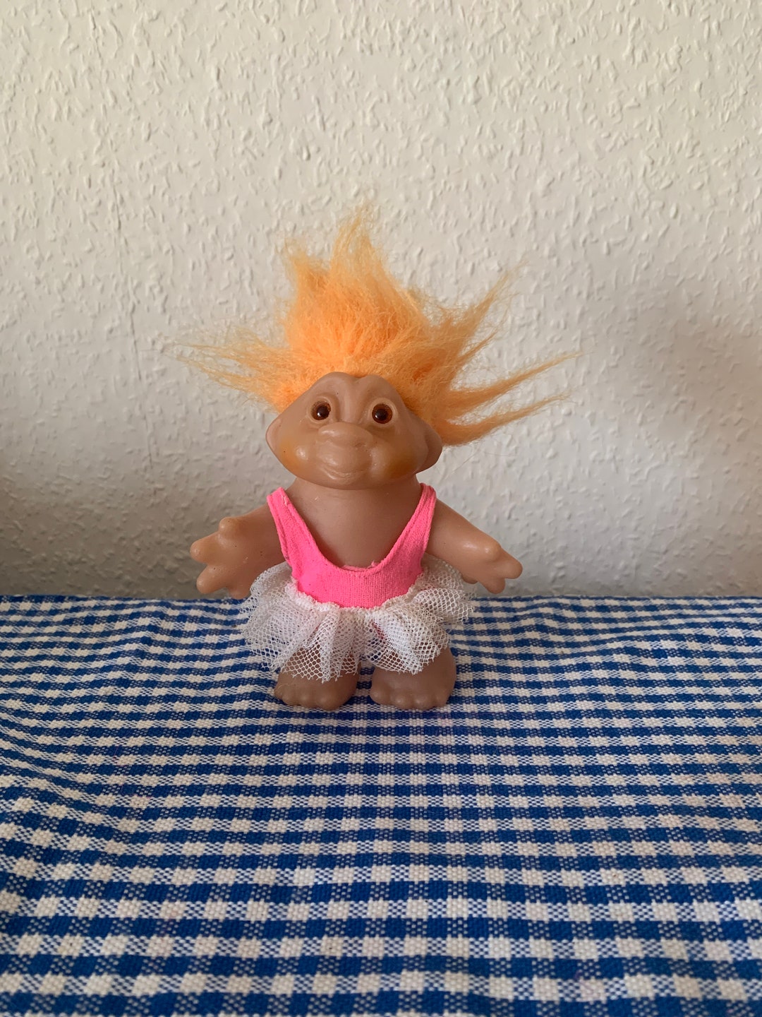 Vintage, 1986, 1980s, DAM, Orange Hair, Troll, Doll, Figure, In ...