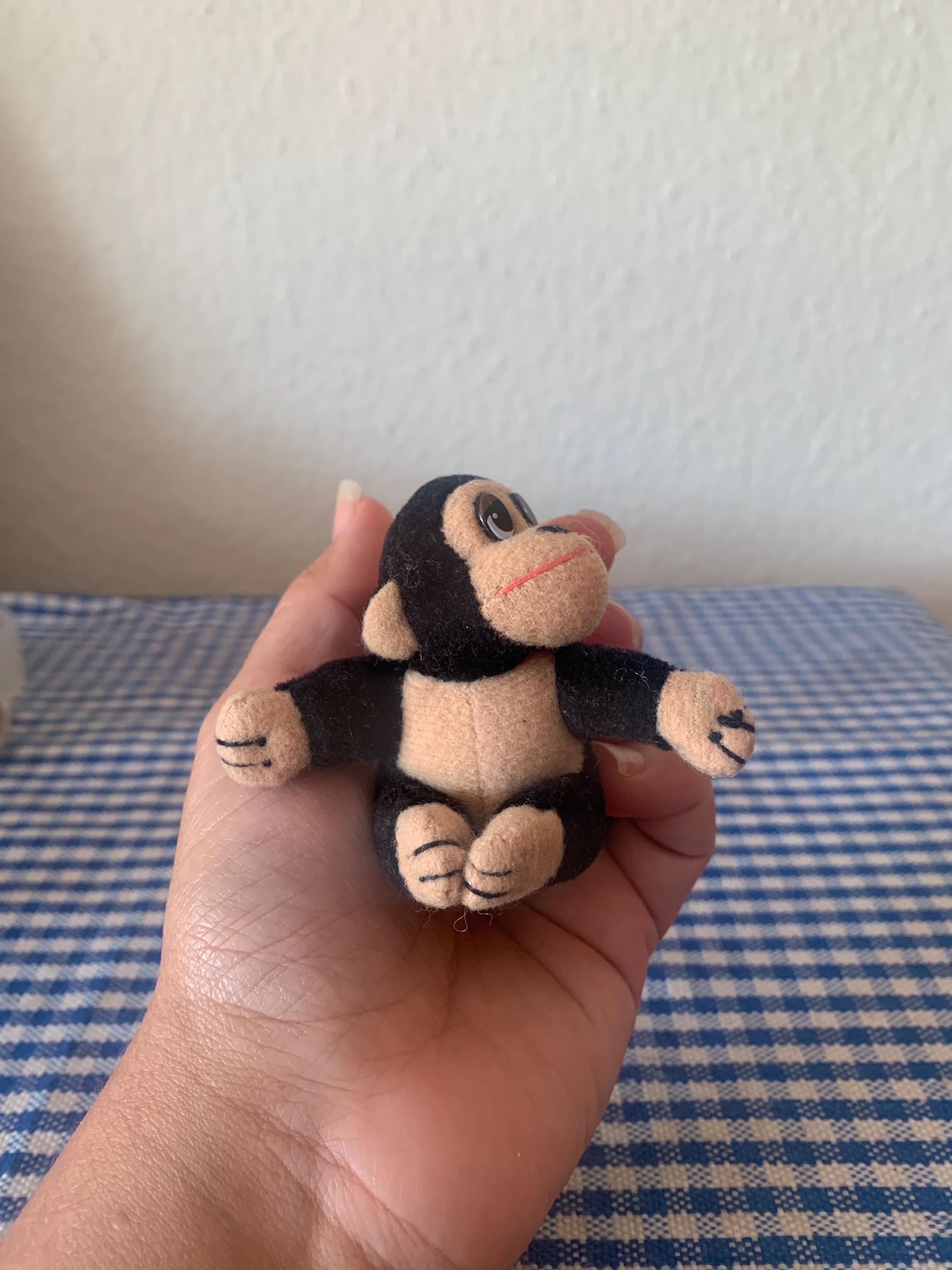 Vintage, 1990s, Small, Mini, Galoob, Pound Jungle, Chimp, Chimpanzee ...