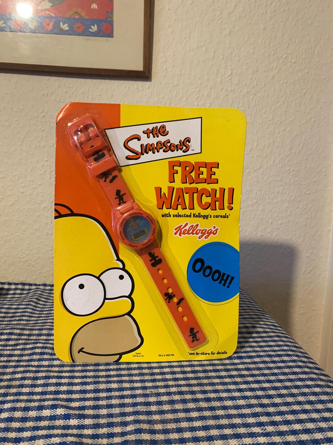 Vintage, 2002, 20th Century Fox, Kellogg’s, the Simpsons, Homer, Bart ...