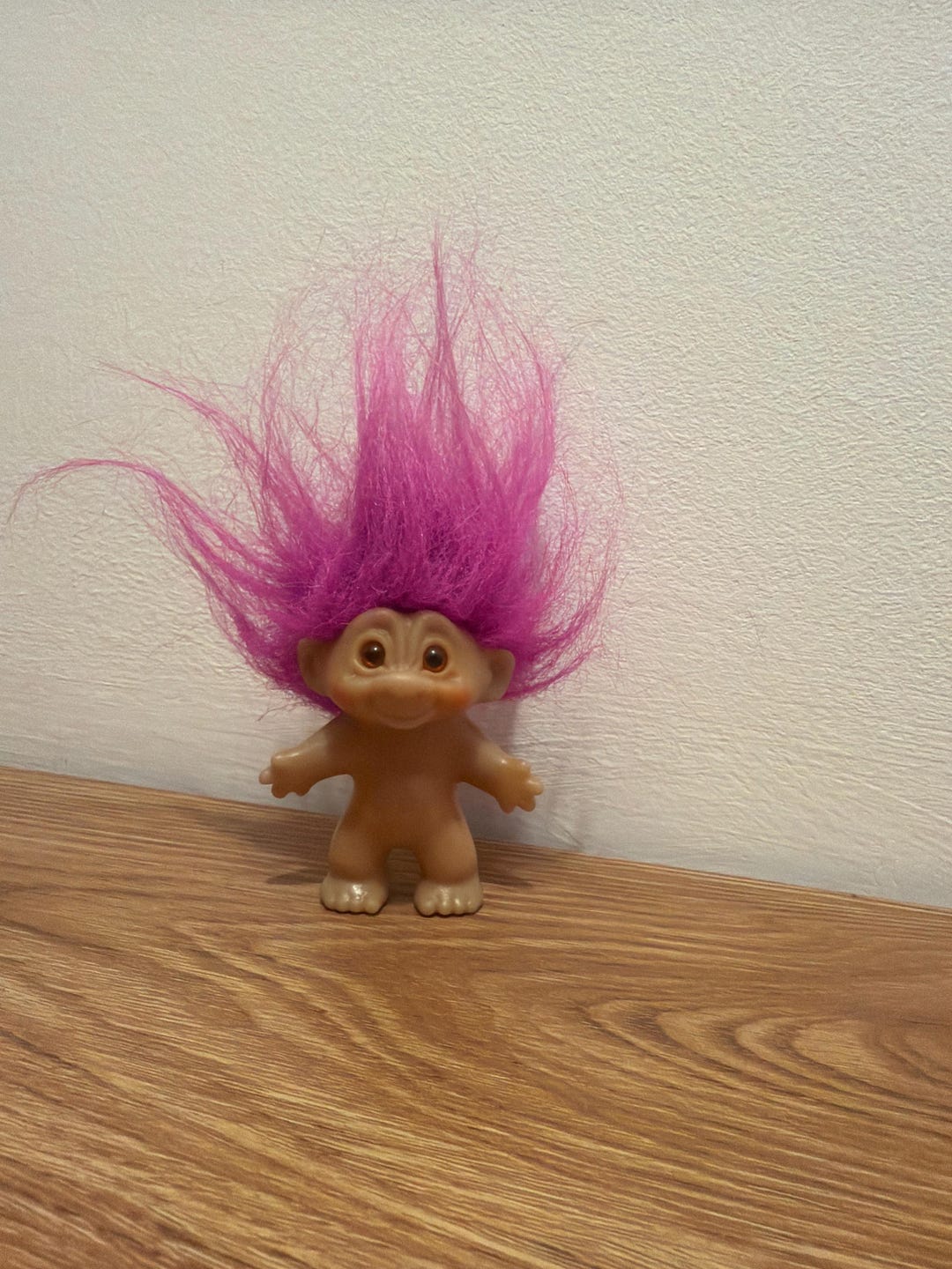 Vintage, 1986, 1980s, Small, DAM, Pink Hair, Troll, Doll, Figure, Retro ...