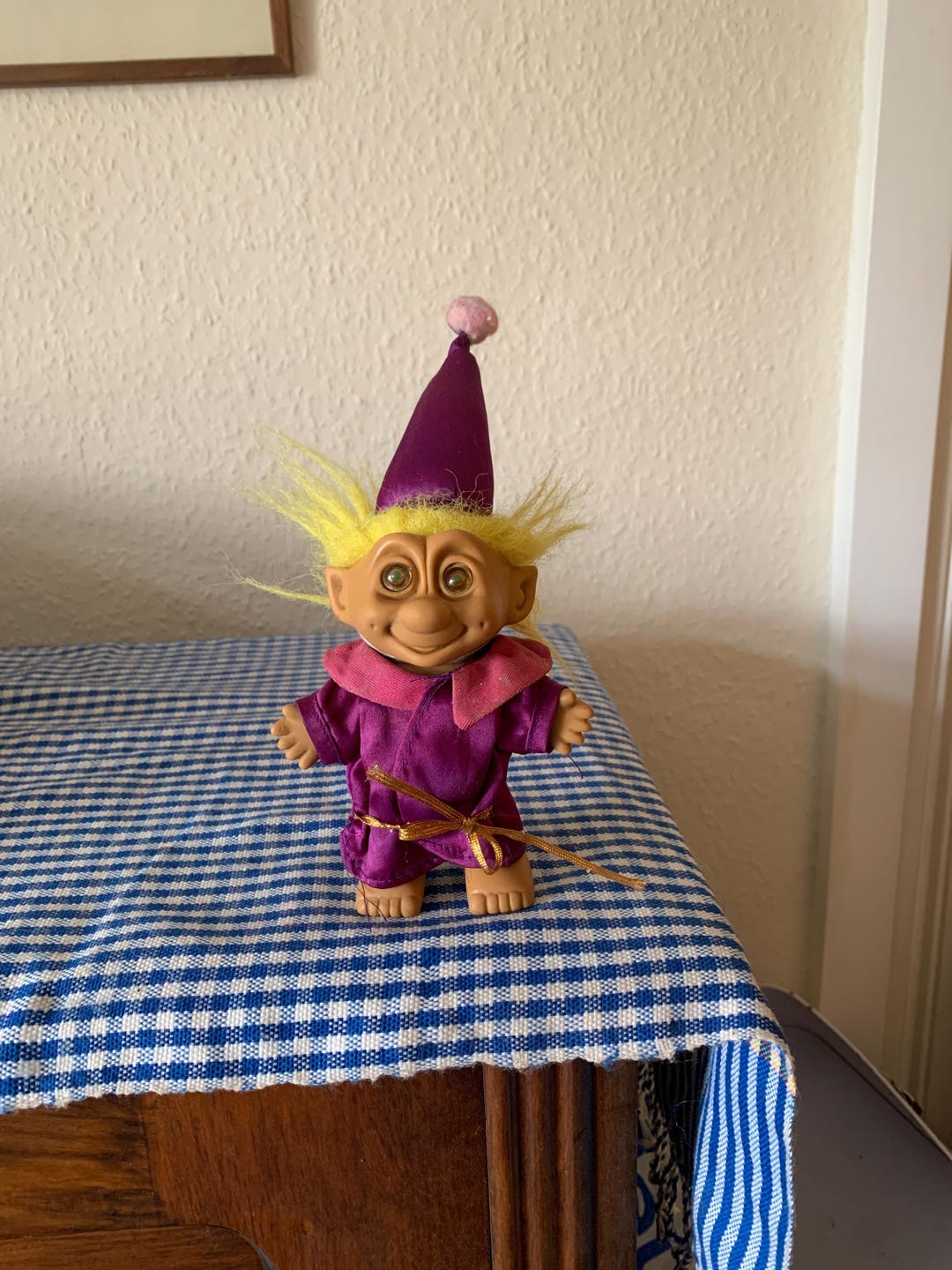 Vintage, 1980s, 1990s, Yellow Hair, Wizard, Troll, Doll, Figure, In ...