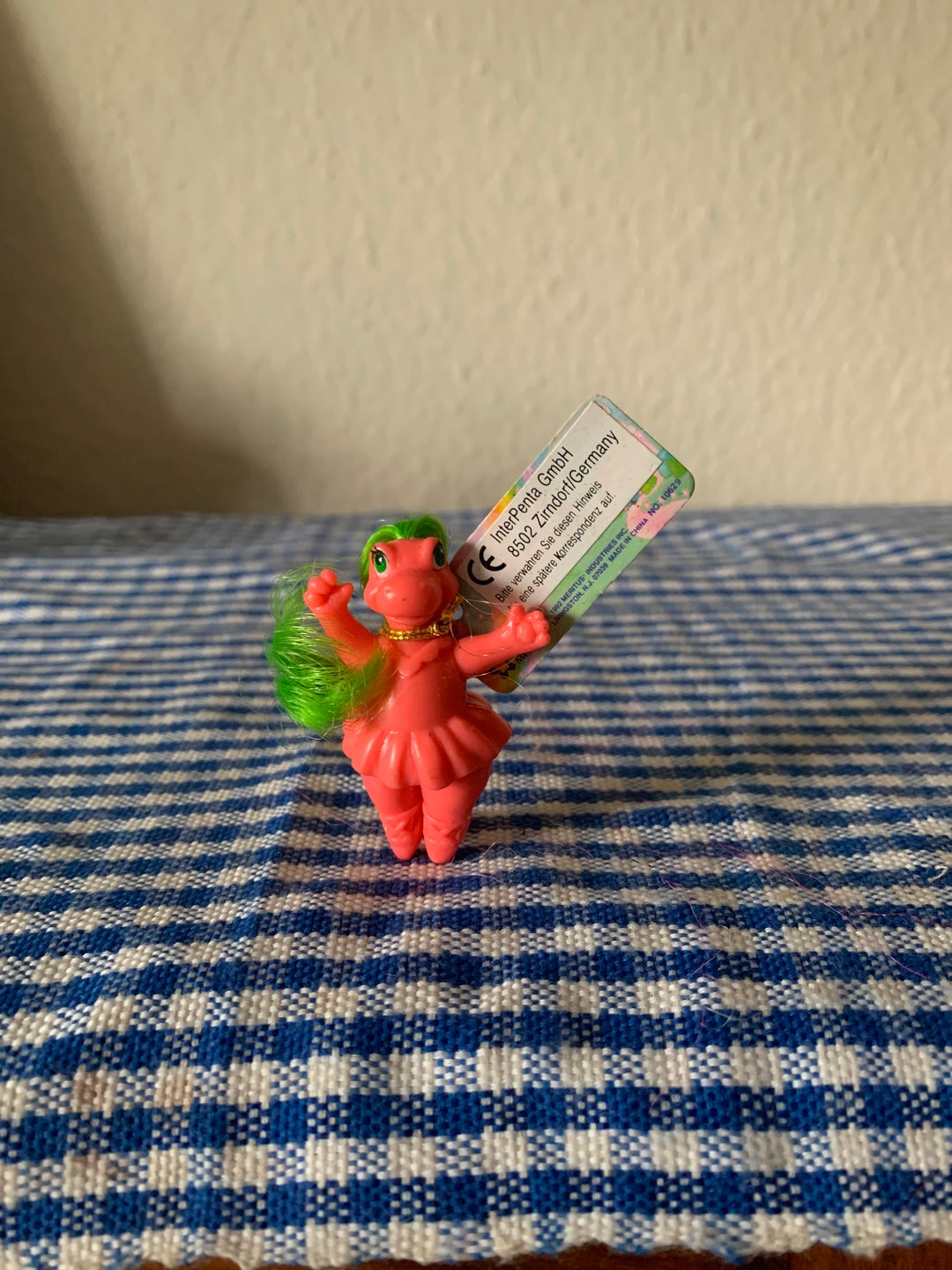 Vintage, 1992, 1990s, Meritus, Troll, Ballerina, Dinosaur, Plastic ...
