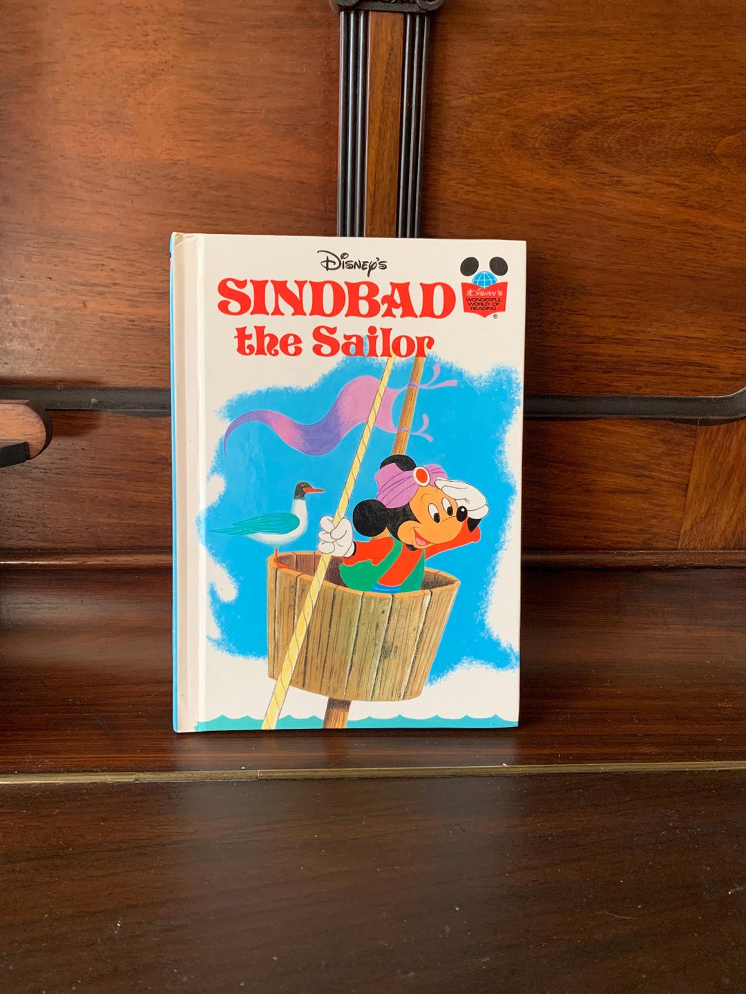 Vintage, 1978, Walt Disney, Sinbad the Sailor, Mickey Mouse, Hard Back ...