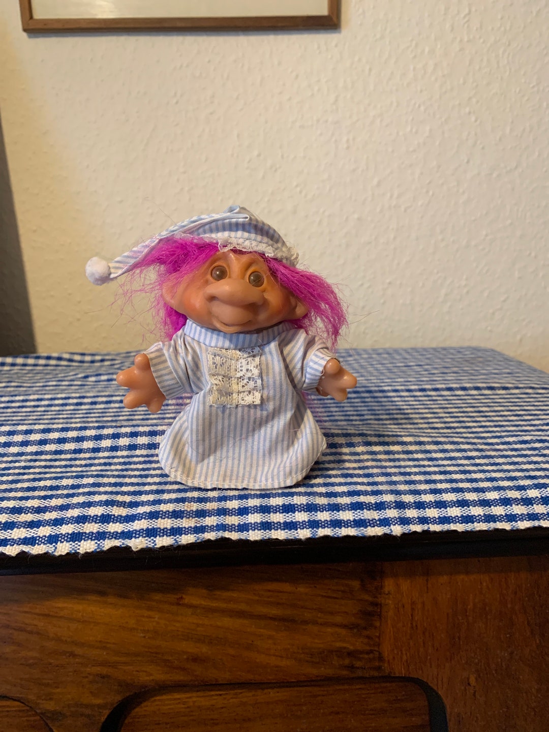 Vintage, 1986, 1980s, DAM, Pink Hair, Troll, Doll, Figure, In ...