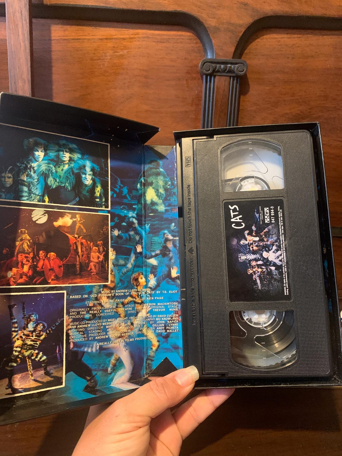 Vintage, 1998, Andrew Lloyd Webber, Cats, Musical, VHS, Video Tape ...