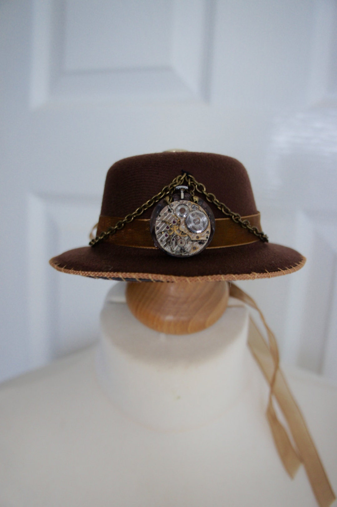 OOAK Mini Top Hat Fascinator Time Travel the Locked Timepiece With ...