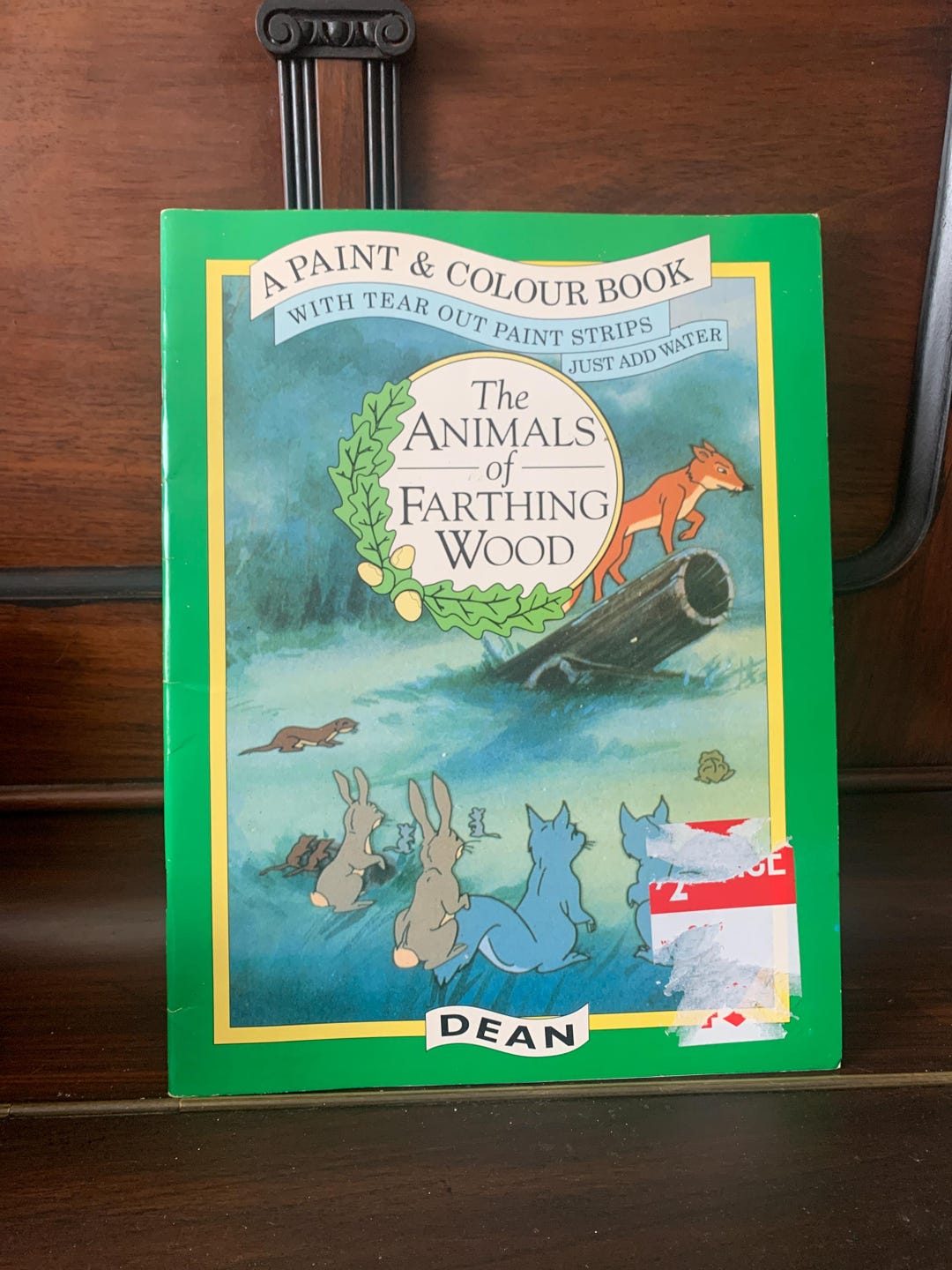 Vintage, 1993, the Animals of Farthing Wood, A Paint & Colour Book ...