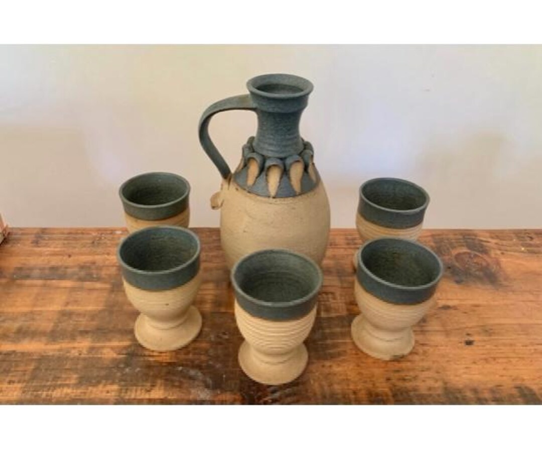 Vintage, 1960s, Tremar, Cornish, Stoneware, Ceramic, Large, Pitcher ...